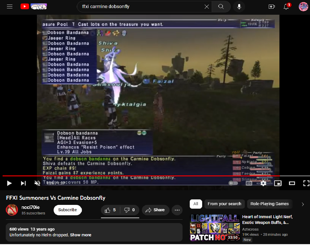 🐛[BUG] Carmine Dobsonfly drop rate audit · Issue #1148 · HorizonFFXI/HorizonXI-Issues · GitHub